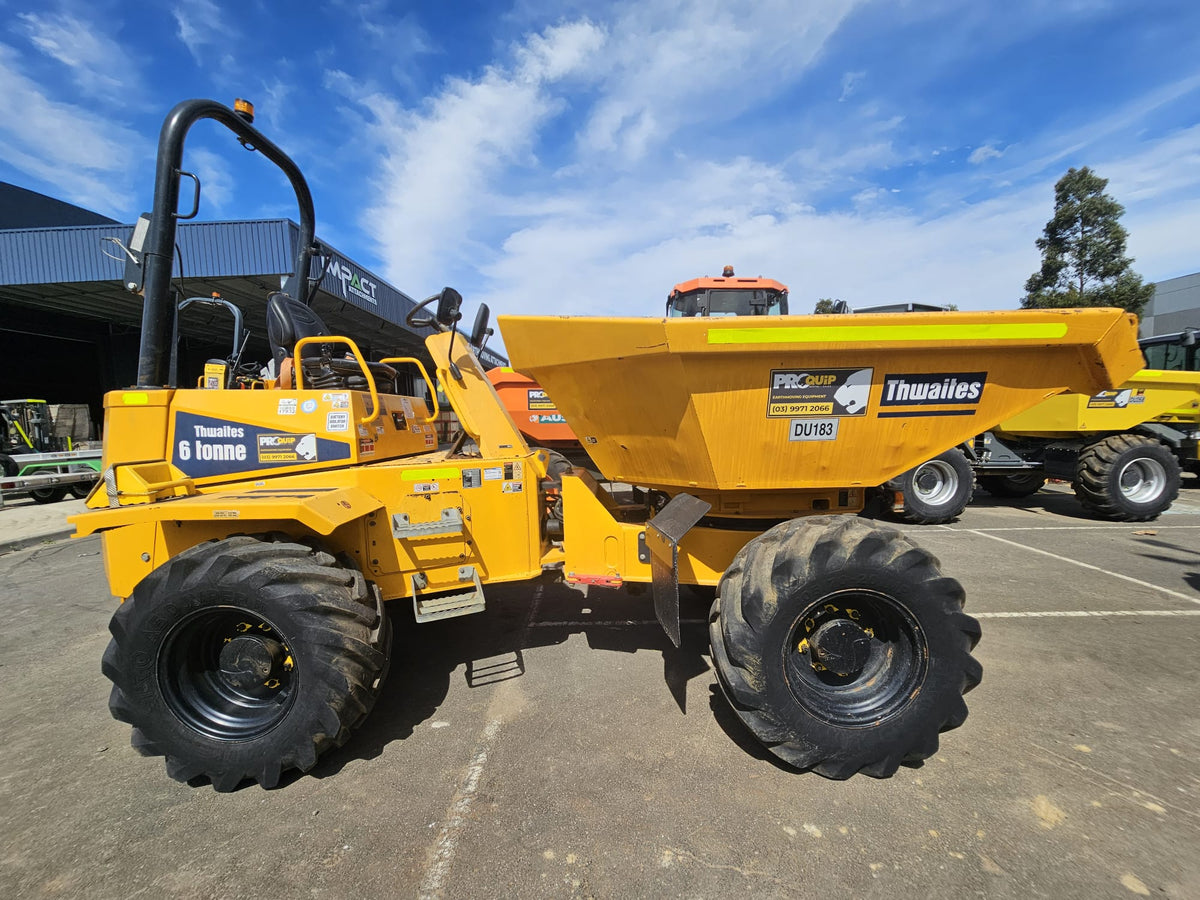 THWAITES 2020 6T ARTICULATED SWIVEL SITE DUMPER WITH 1050 HOURS ...