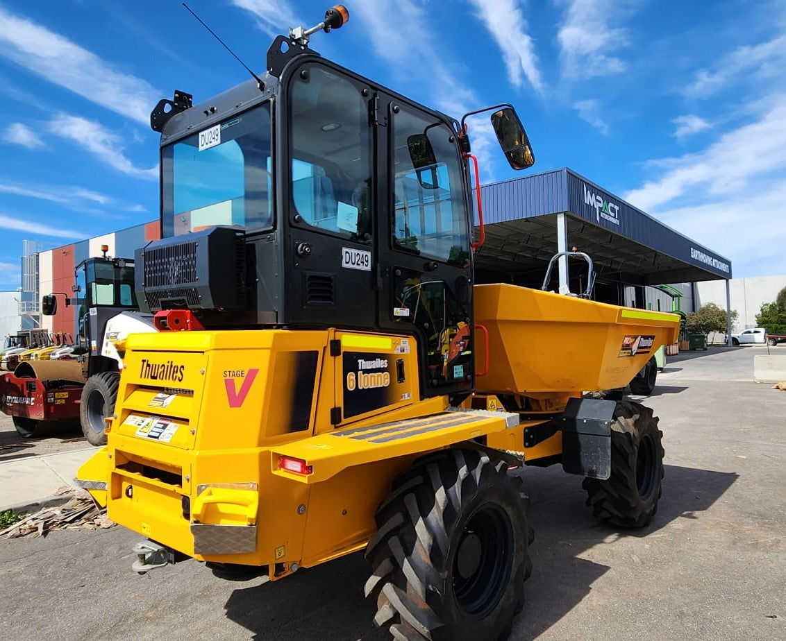 THWAITES 2021 6T ARTIC SWIVEL SITE DUMPER WITH A/C CAB, 750 HRS (DU249 ...