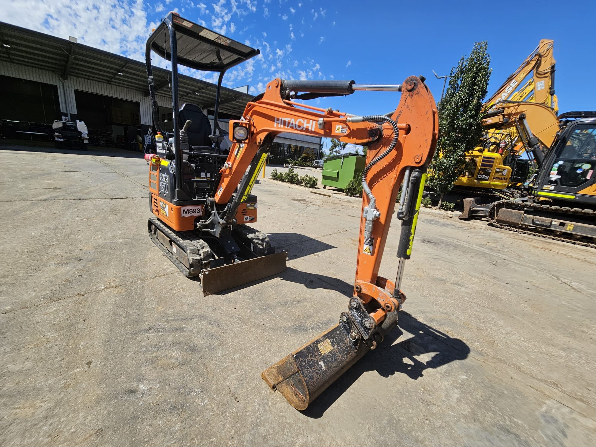 2021 HITACHI ZX17U-5 1.9T EXCAVATOR (M893) WITH LOW 515 HRS — Proquip