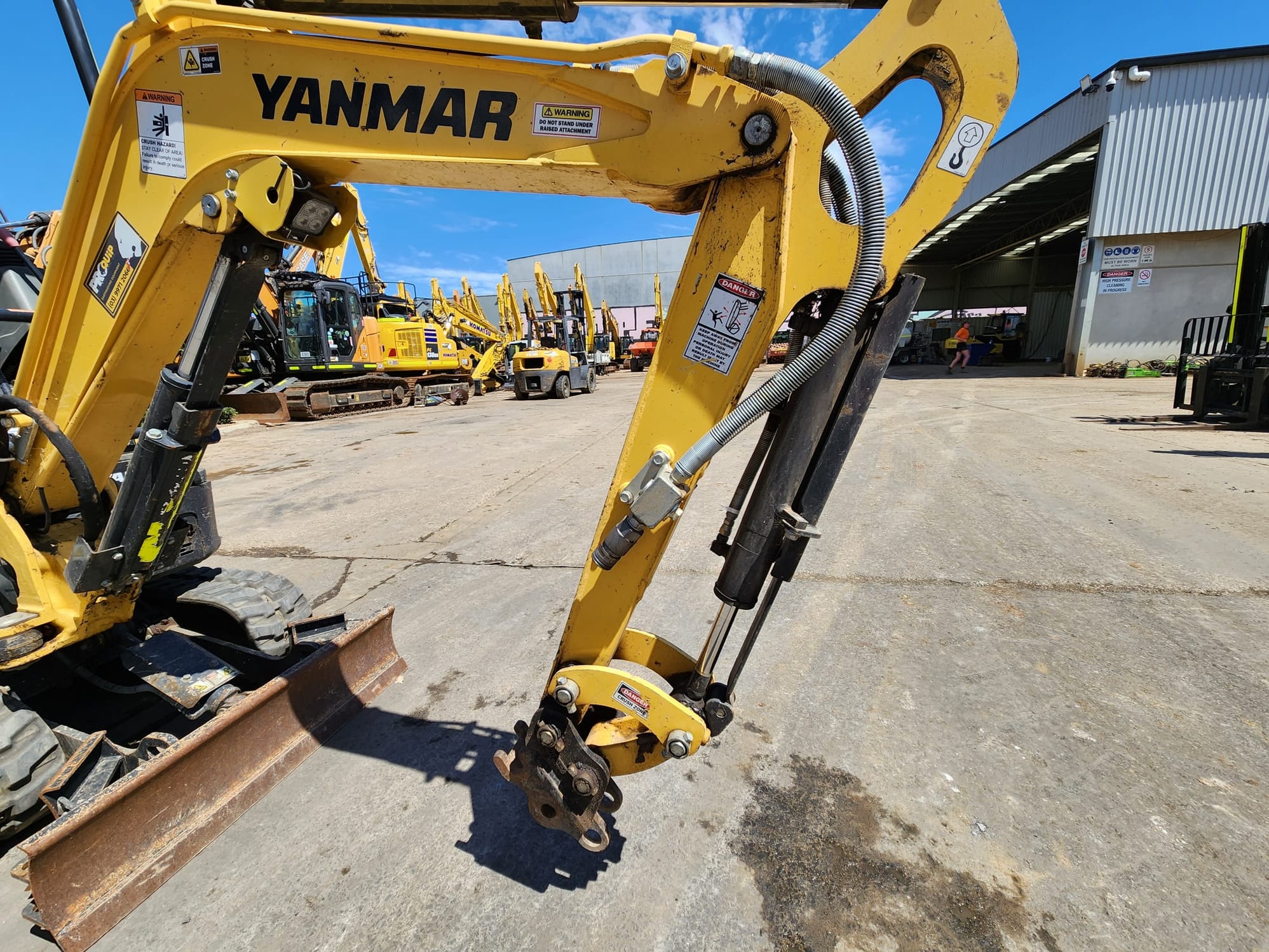 2021 YANMAR VIO17 EXCAVATOR (M831) WITH LOW 675 HRS AND CIVIL SPEC — Proquip