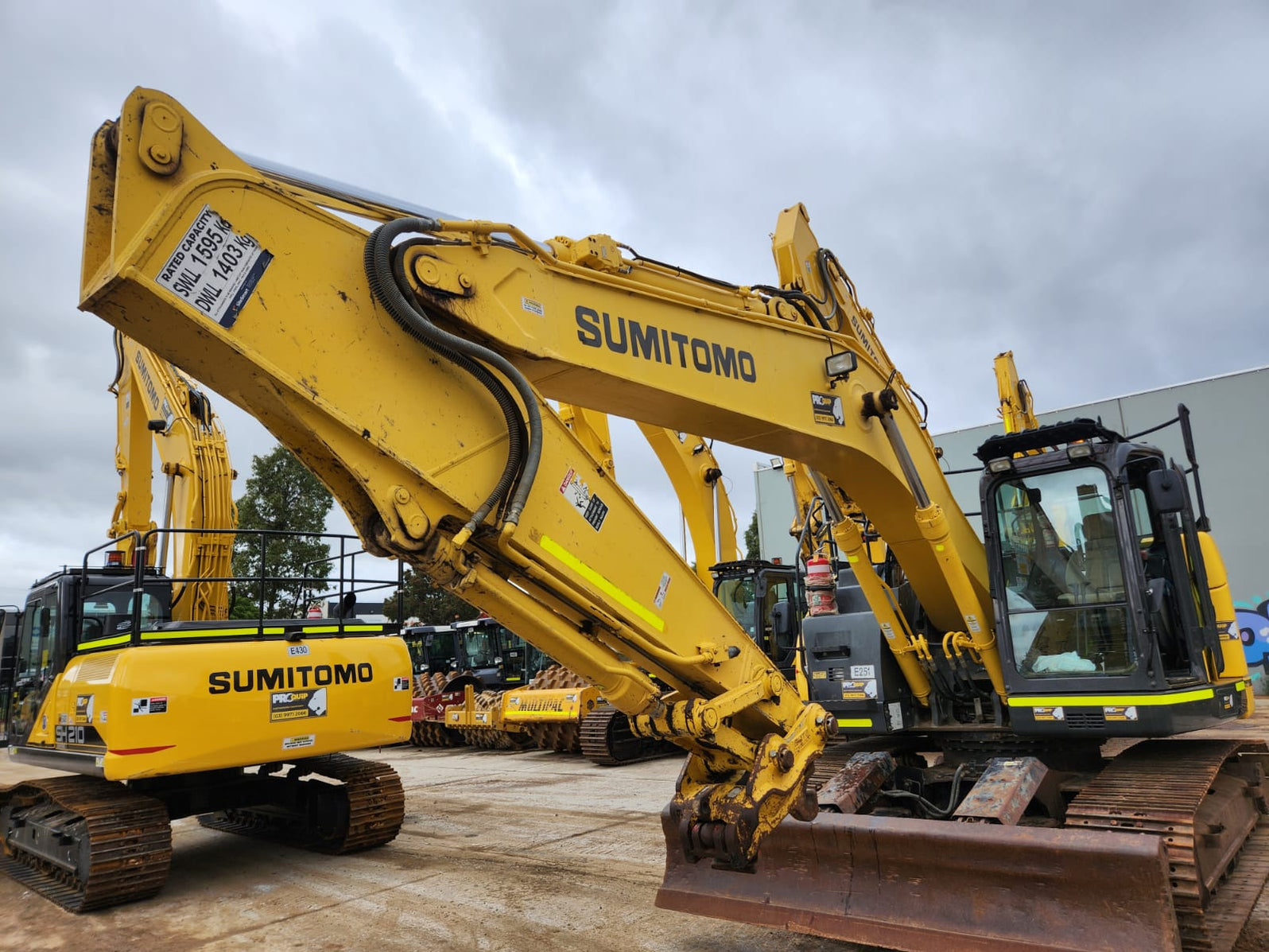 2019 SUMITOMO SH235X-6 25T EXCAVATOR (E251) WITH DOZER BLADE AND 4100 ...