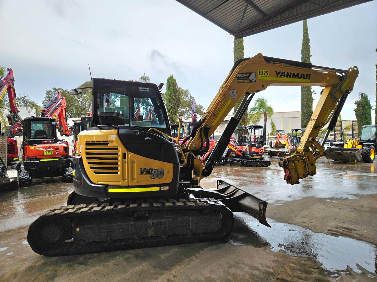 2021 YANMAR VIO80 8T EXCAVATOR (EX95) WITH TILT HITCH, CIVIL SPEC AND — Proquip