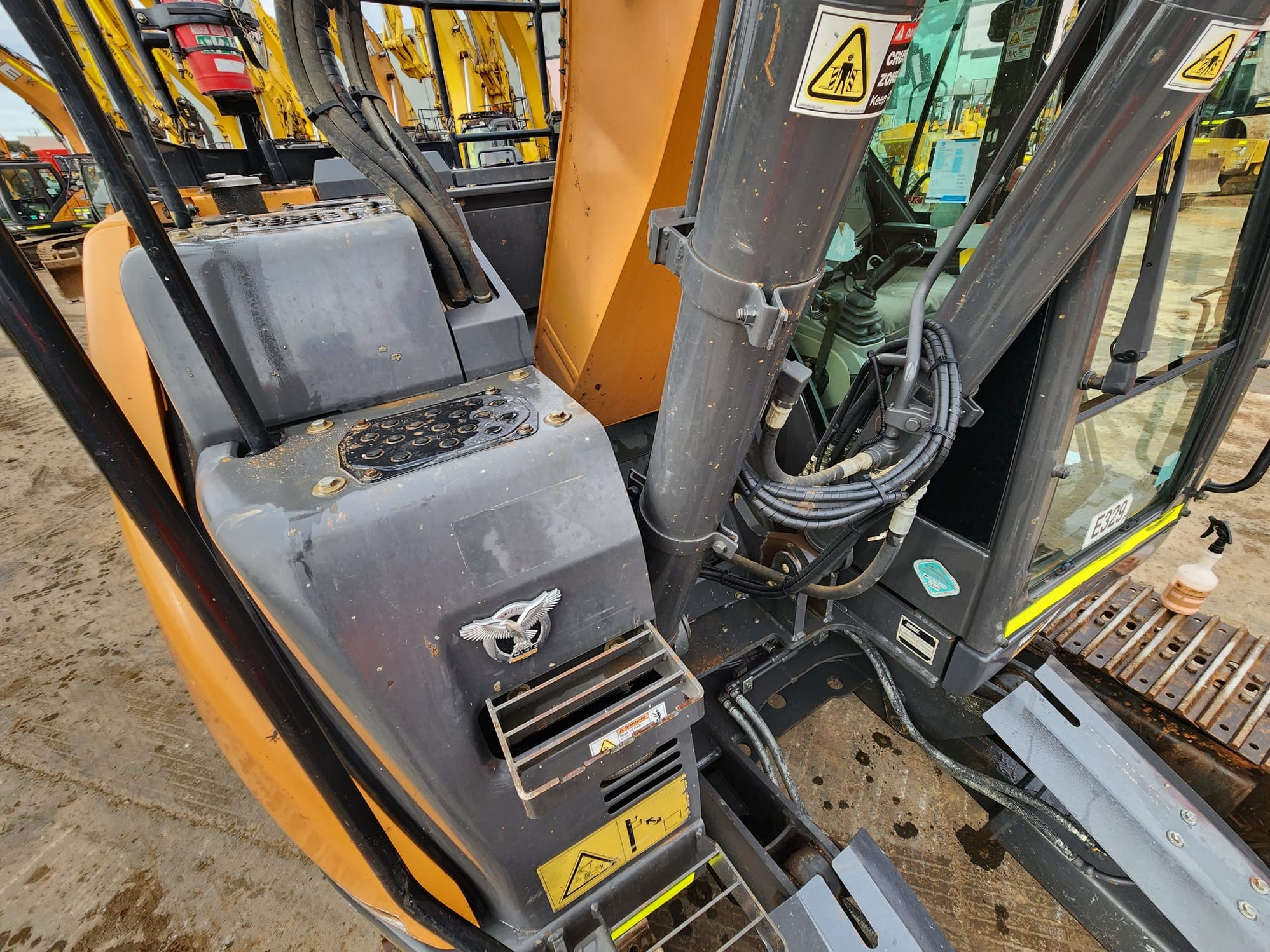 2021 CASE CX145C 15T EXCAVATOR (E329) WITH HITCH, BUCKETS AND 3360 HOU ...