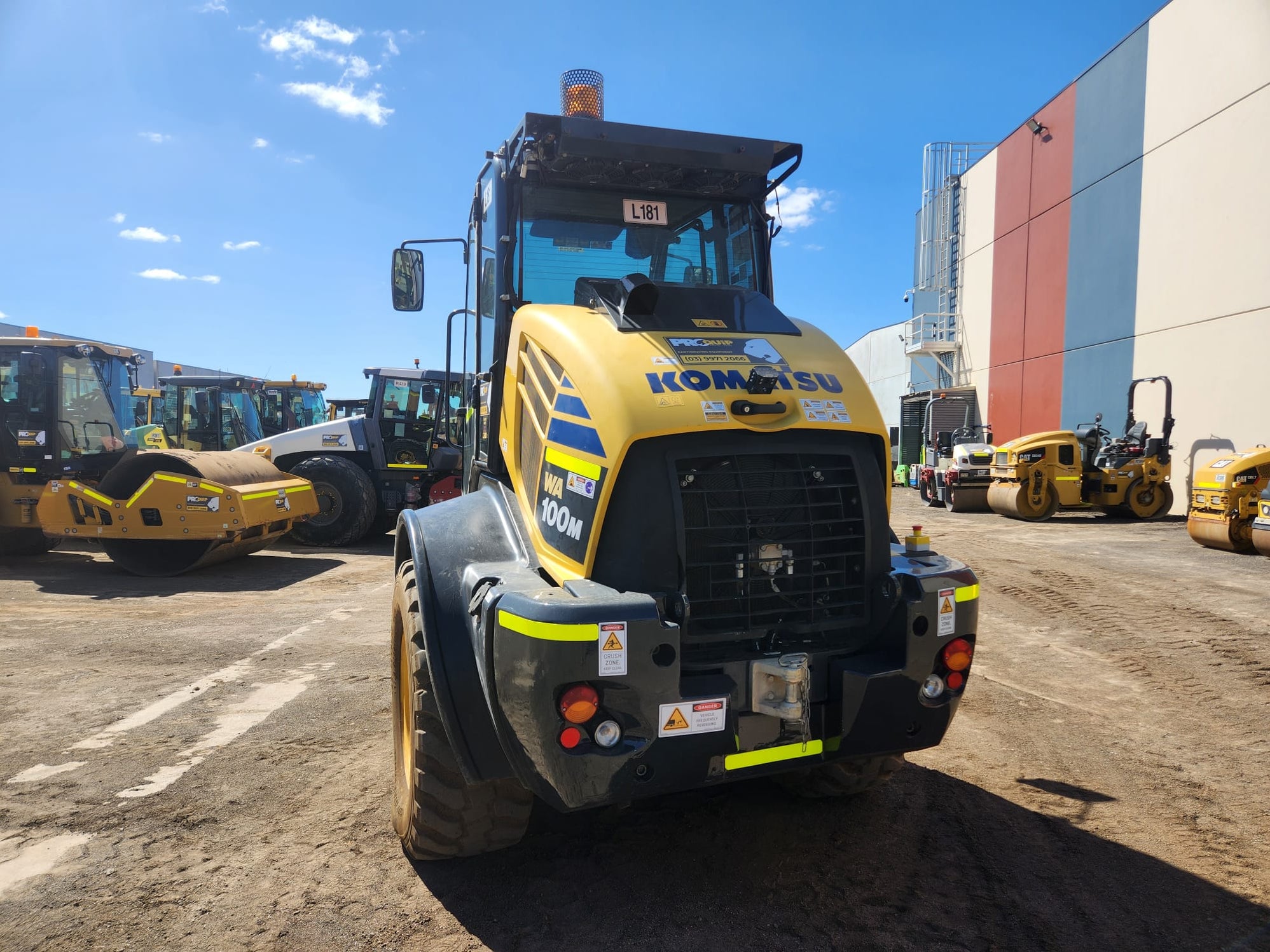 2019 KOMATSU WA100M-8 ARTIC WHEEL LOADER (L181) WITH 1300 HOURS — Proquip