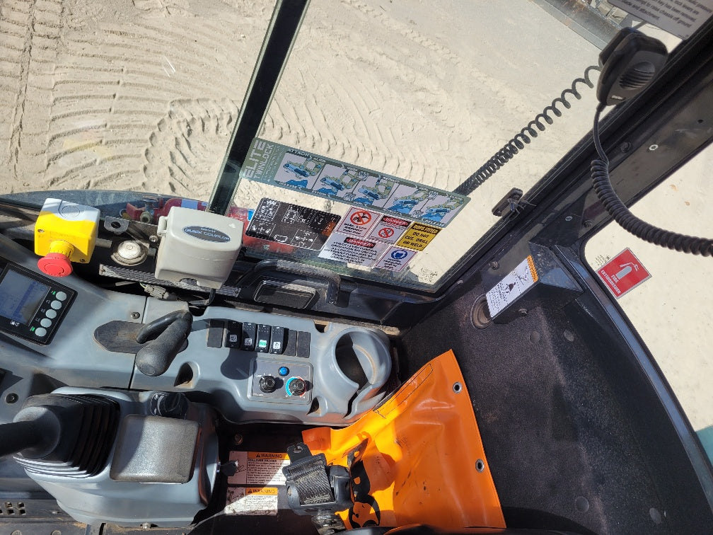 USED 2021 YANMAR VIO30-6 EXCAVATOR (M686) WITH A/C CABIN AND 870 HRS ...